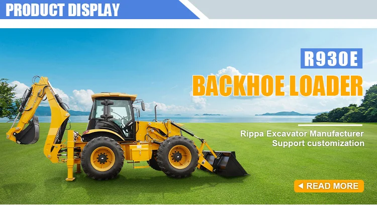 Rippa Backhoe Loader - Efficient Wheel Loader for Farm Use