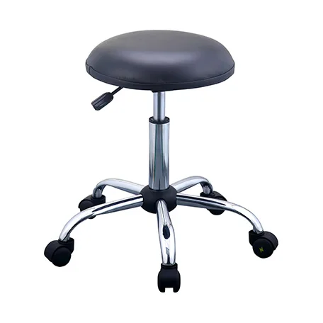 Lab Furniture Round Black Simple Esd Antistatic Height Polyurethane ...