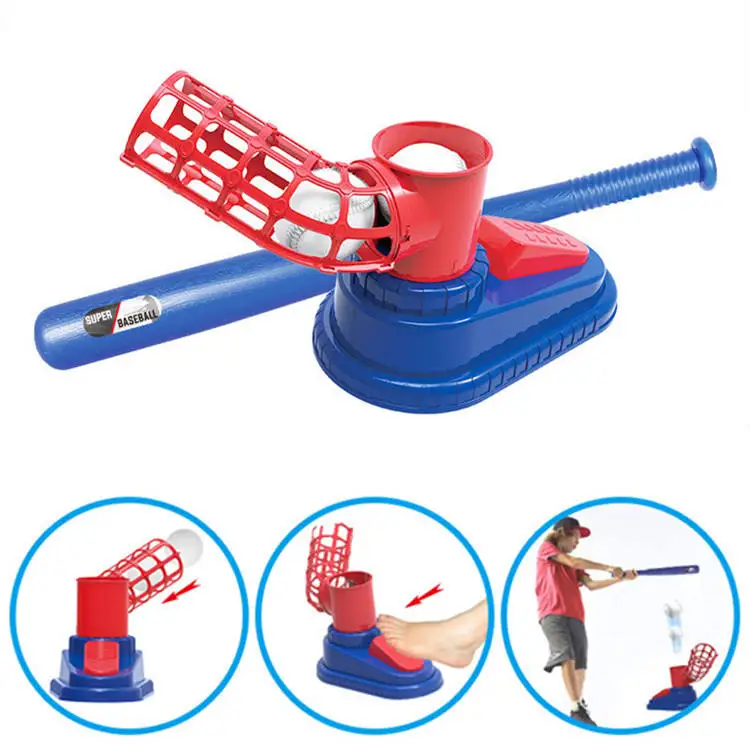Outdoor Children's Automatic Machine Baseball Pitching Practice ...