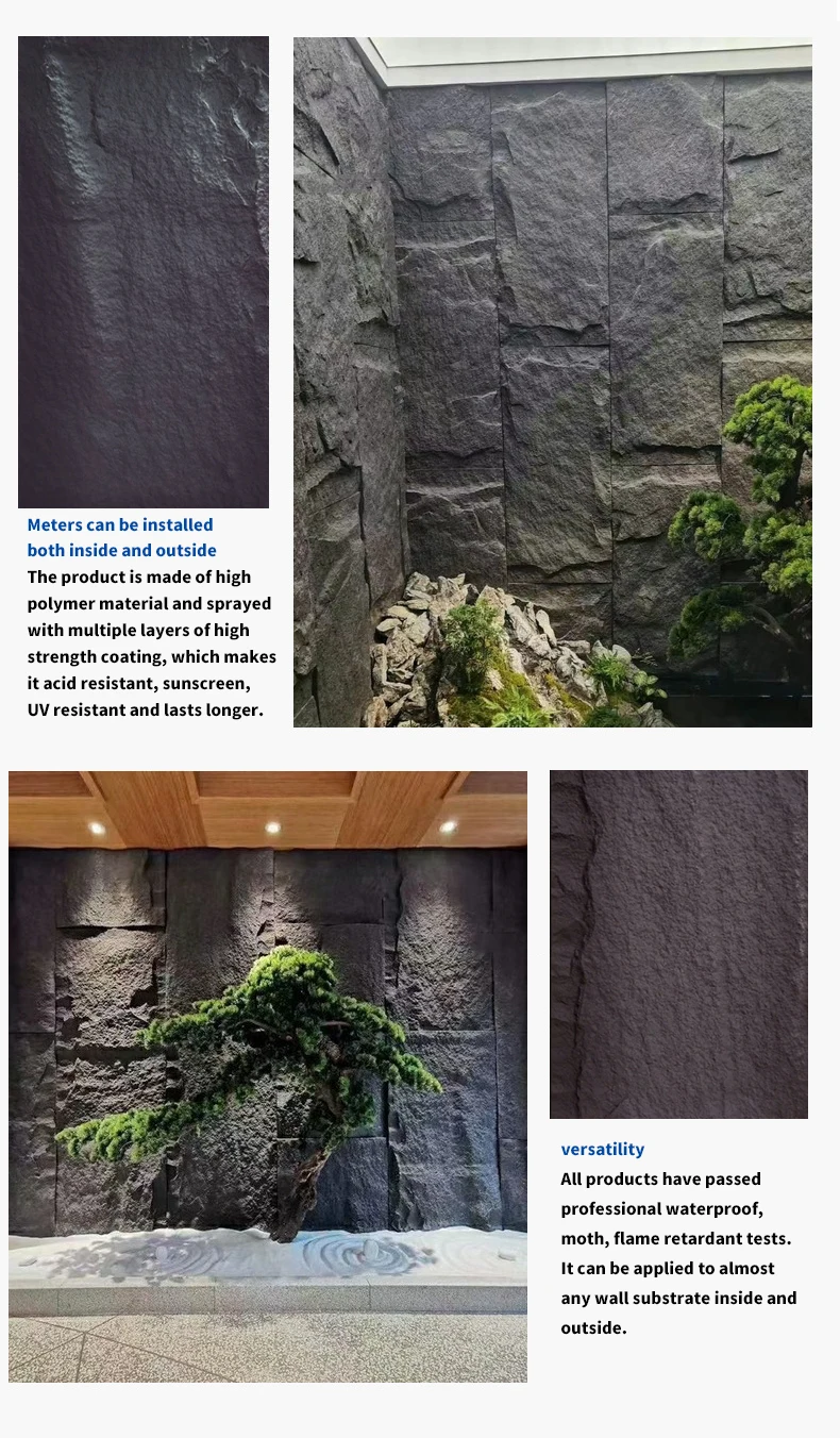 Soteng PU Stone Skin - Durable, Flexible Wall Cladding