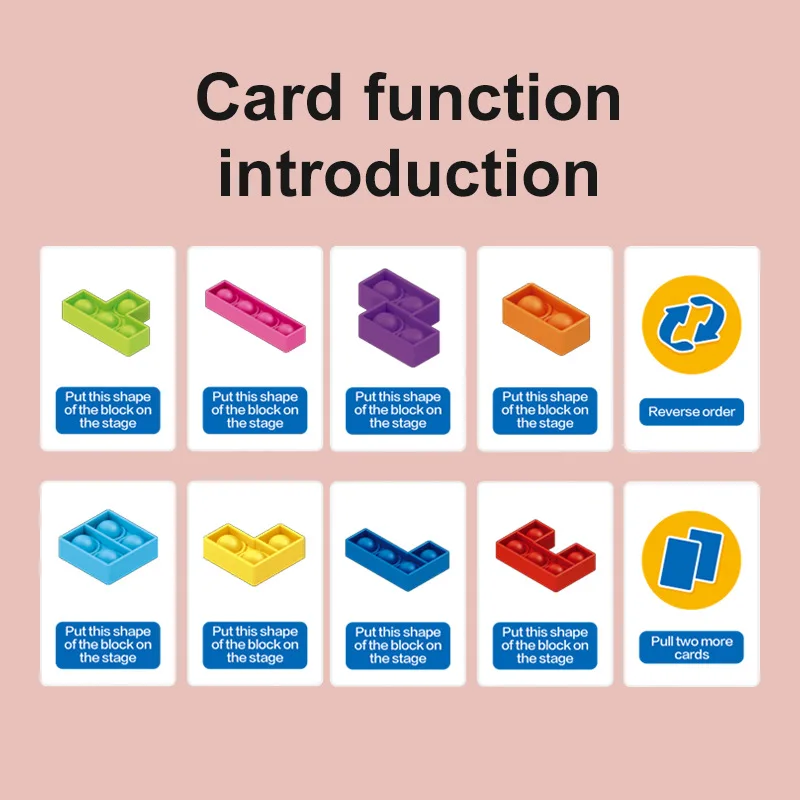 Colorful Kids Soft Silicone Stacking Blocks Game Sensory Educational ...