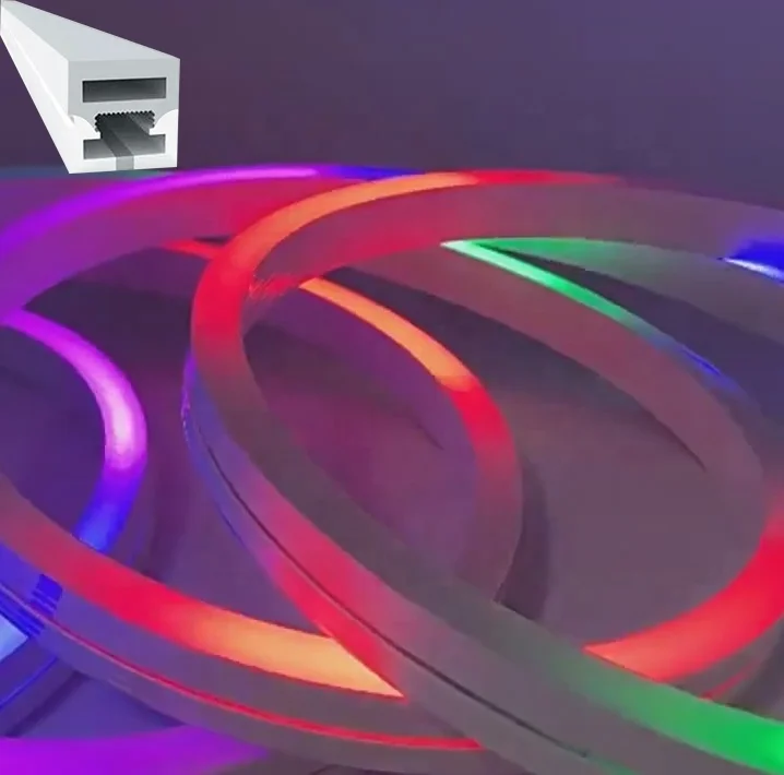 Dmx512 Led Flex Neon Strip Light 24v 2020 Smd5050 Rgbw Ip67 Waterproof ...