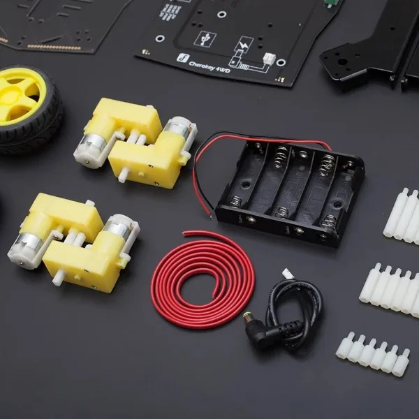 Dfrobot Cherokee 4-wheel Compatible Arduino Robot Intelligent Car ...