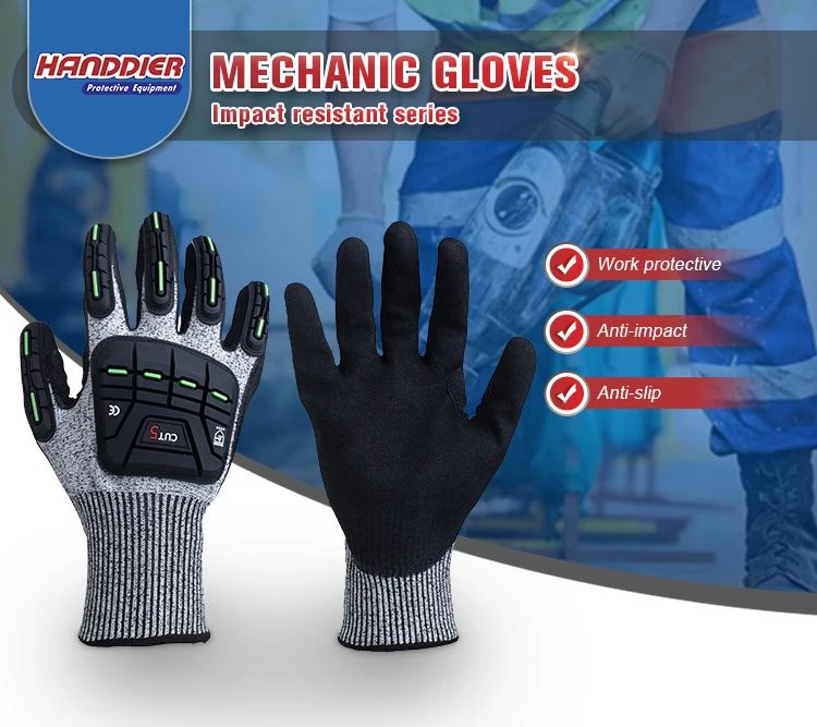 Comfortable Hard Wearing High Grip Oil Resistant Rubber Protective Work ...