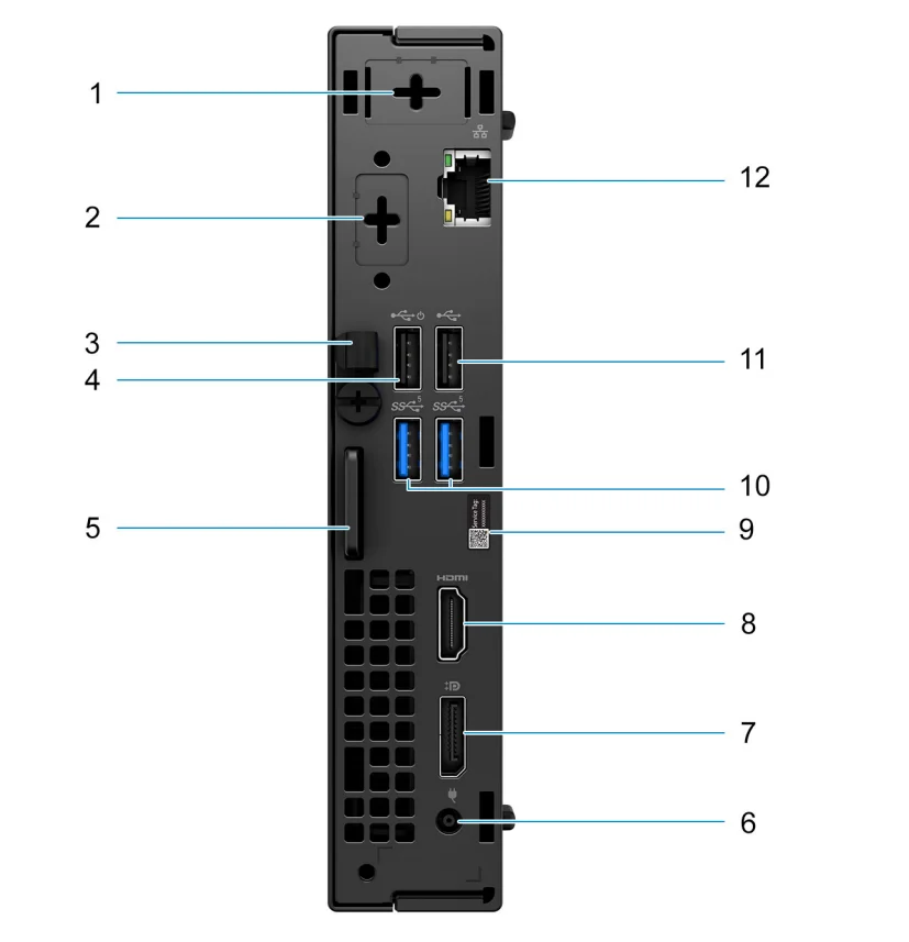 dell Optiplex 7000 I7 I5 12th Gen Micro Mini Pc I5-12500t 8gb Ddr4 Ram ...
