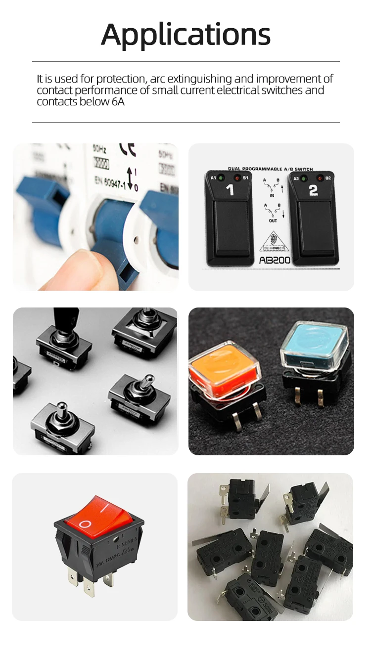 Small Current Switch Contact Grease Anti Corrosion Arc Extinguishing ...