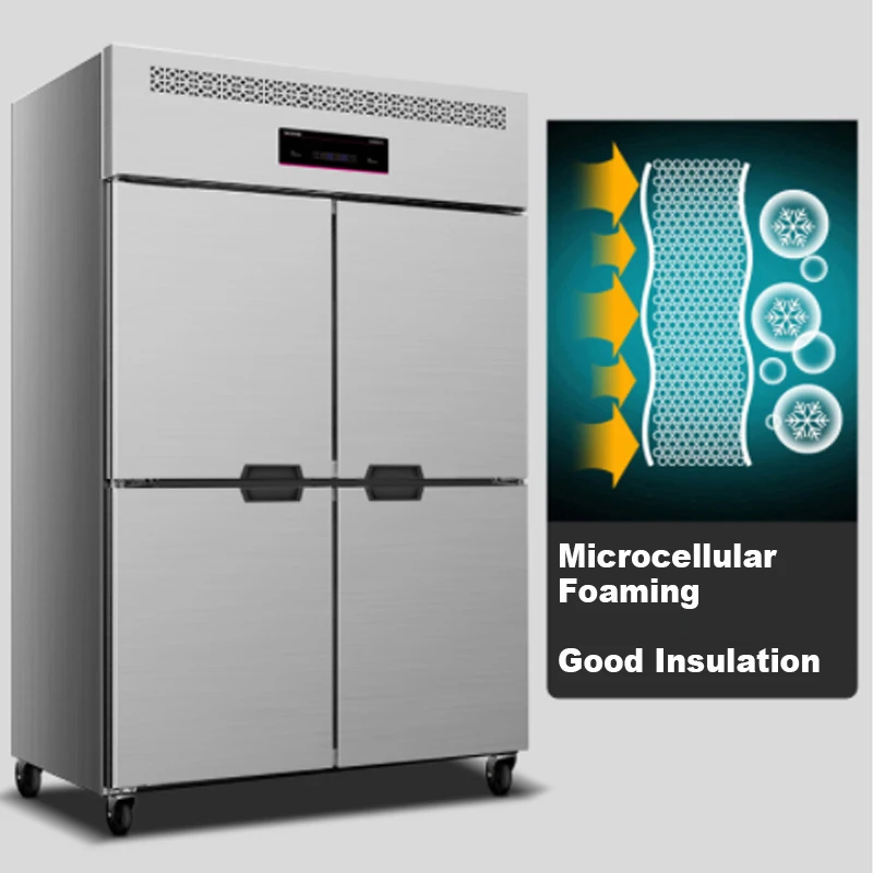 Restaurant Kitchen Double Temperature Freezer Chiller Commercial ...