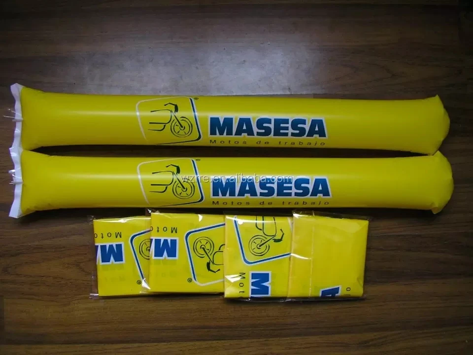 Custom Printed Inflatable Balloon Cheering Stick with Custom logo ...