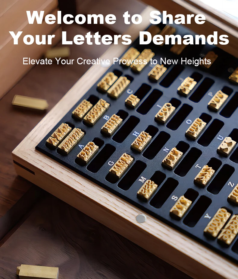 Hot Stamping Machine Engraving Letter Mold Brass Stamping Flexible ...