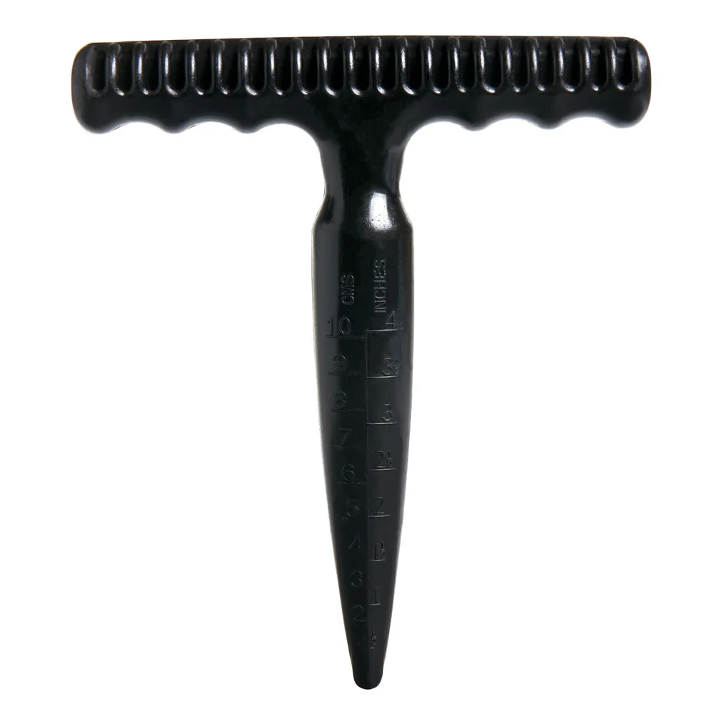 T Shape Plastic Outdoor Garden Sow Hole Punch Dibber Widger Seeding ...