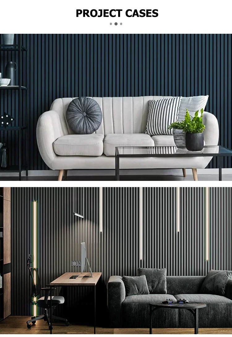 Easy Install Modern Design Pvc Wall Board Interior Decor Fluted Wpc ...