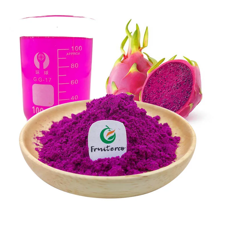 Organic Red Dragon Fruit Powder - Freeze Dried Pink Pitaya