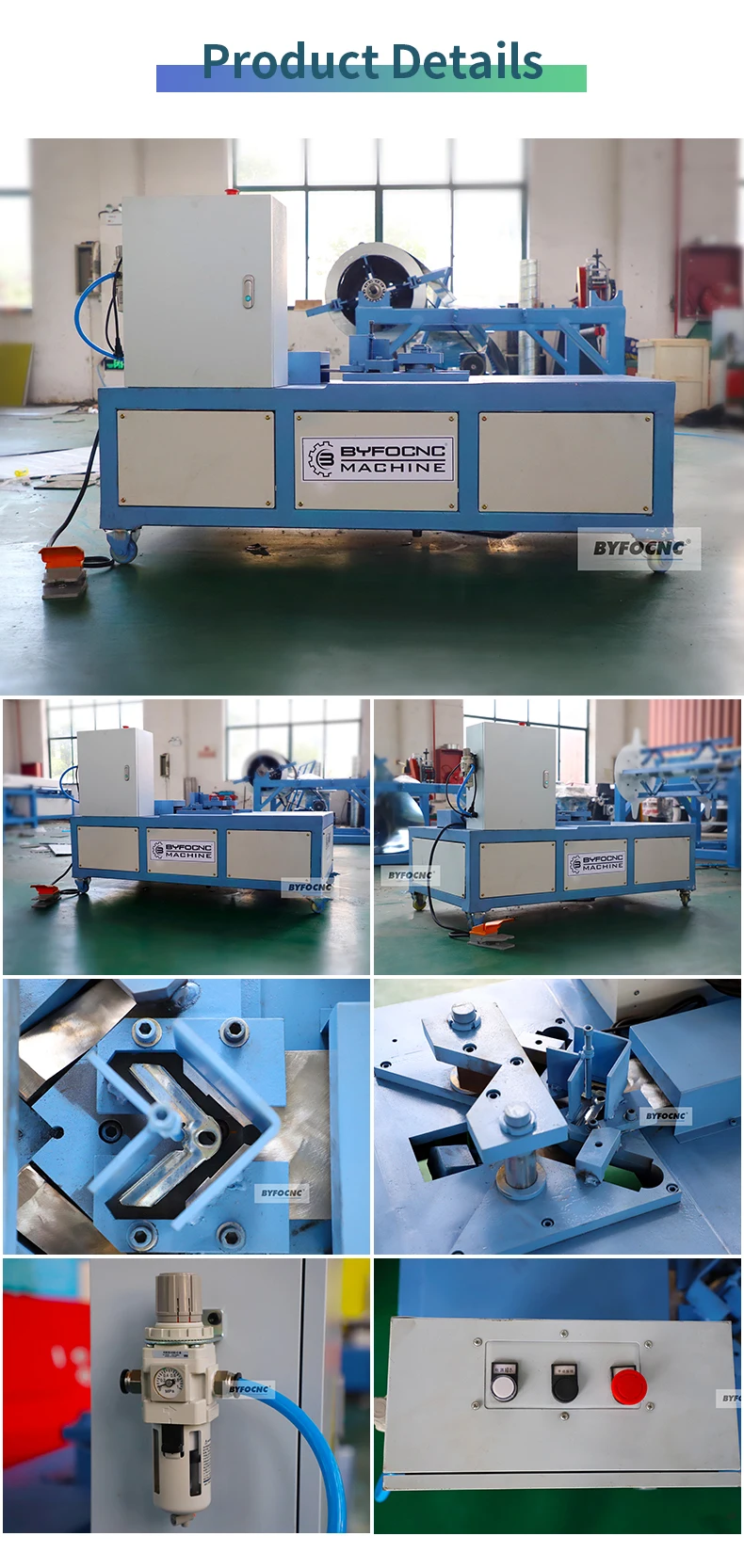 Square Duct TDF Flange Corner Installation Machine TDF TDC Flange ...