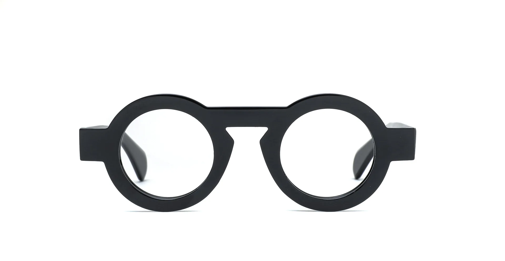 1801Hot Sale Luxury Acetate Round Thick Eyeglass Frames Spectacles ...