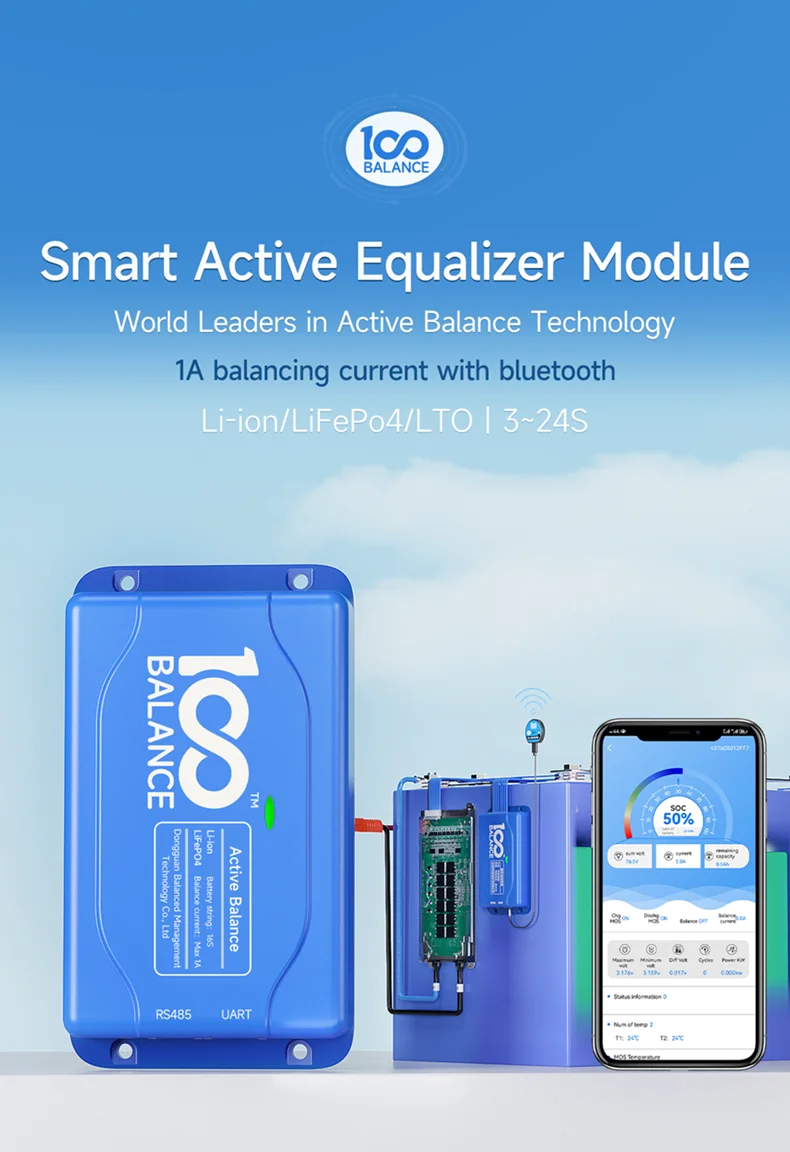 1a Active Balancer Lifepo4 Li-ion Battery Active Balancer Equalizer Lifepo4 Bms 3s Active ...