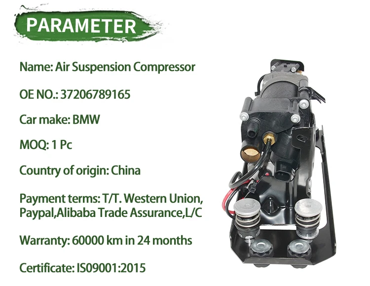 Air Suspension Compressor air Pump Suitable for BMW F01 F02 F04 F11 ...