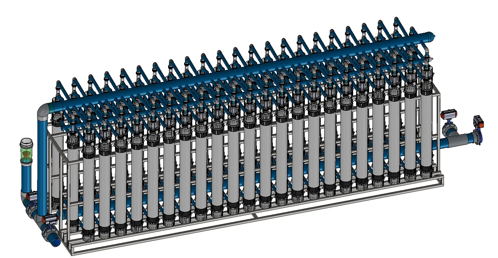 Top Professional 2880 2860 1060 PVDF Hollow Fiber Ultrafiltration ...