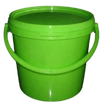 1 Gallon Plastic Bucket 3.8l Pail Container Drum With Heat Transfer ...