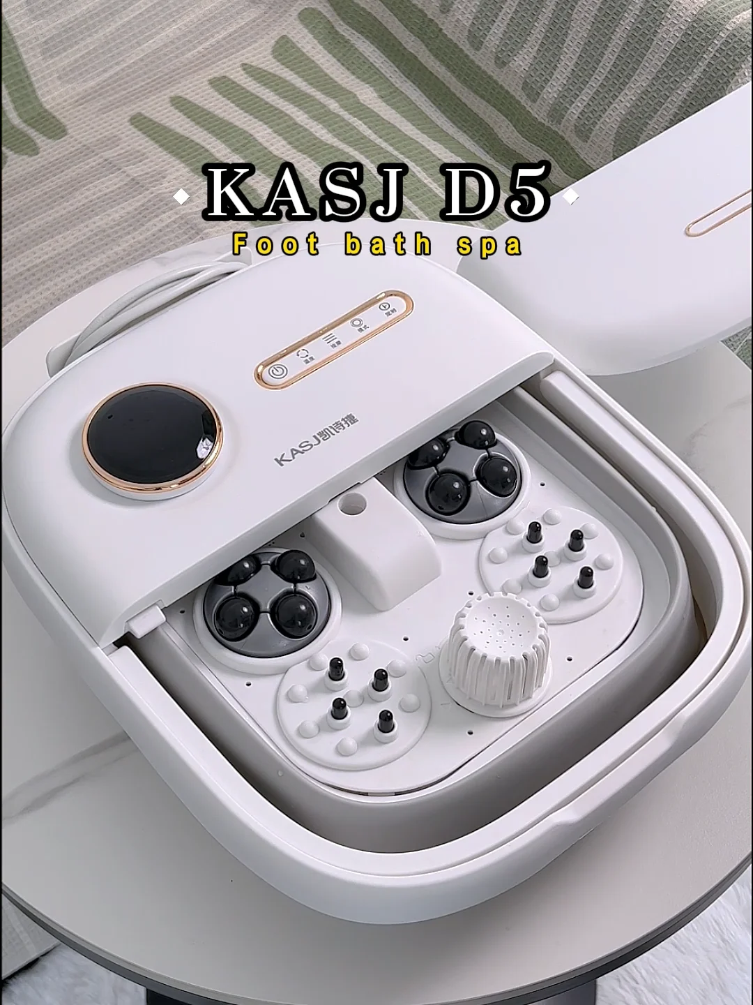 2024 New Design Collapsible Fold Electric Foot Spa Bath With Automatic ...