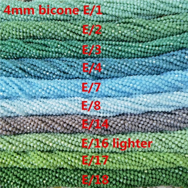 4mm Bicone Crystal Beads - Perfect for Jewelry Making