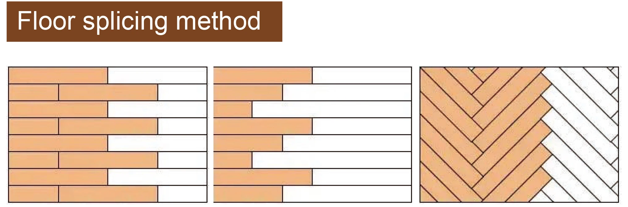 6"*36" Herringbone Install Dry Back Luxury Vinyl Tile Wood Grain Glue Down Lvt Flooring - Buy ...