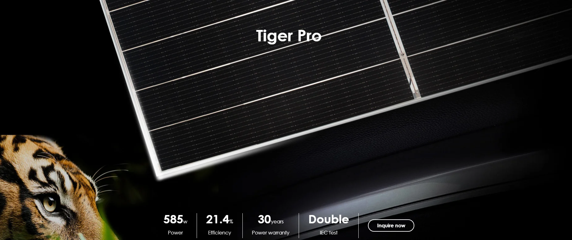 Jinko Tiger Pro Facial Solar Panel 530w 535w 540w 545w 550w182mm Solar ...