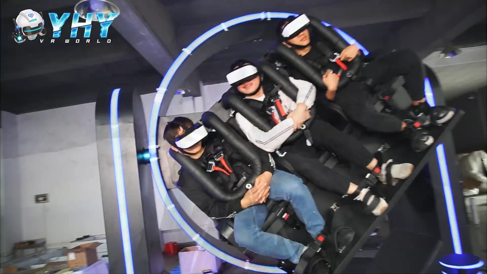 Yhy Super Roller Coaster Machine 9d Virtual Reality Equipment Vr 720 ...