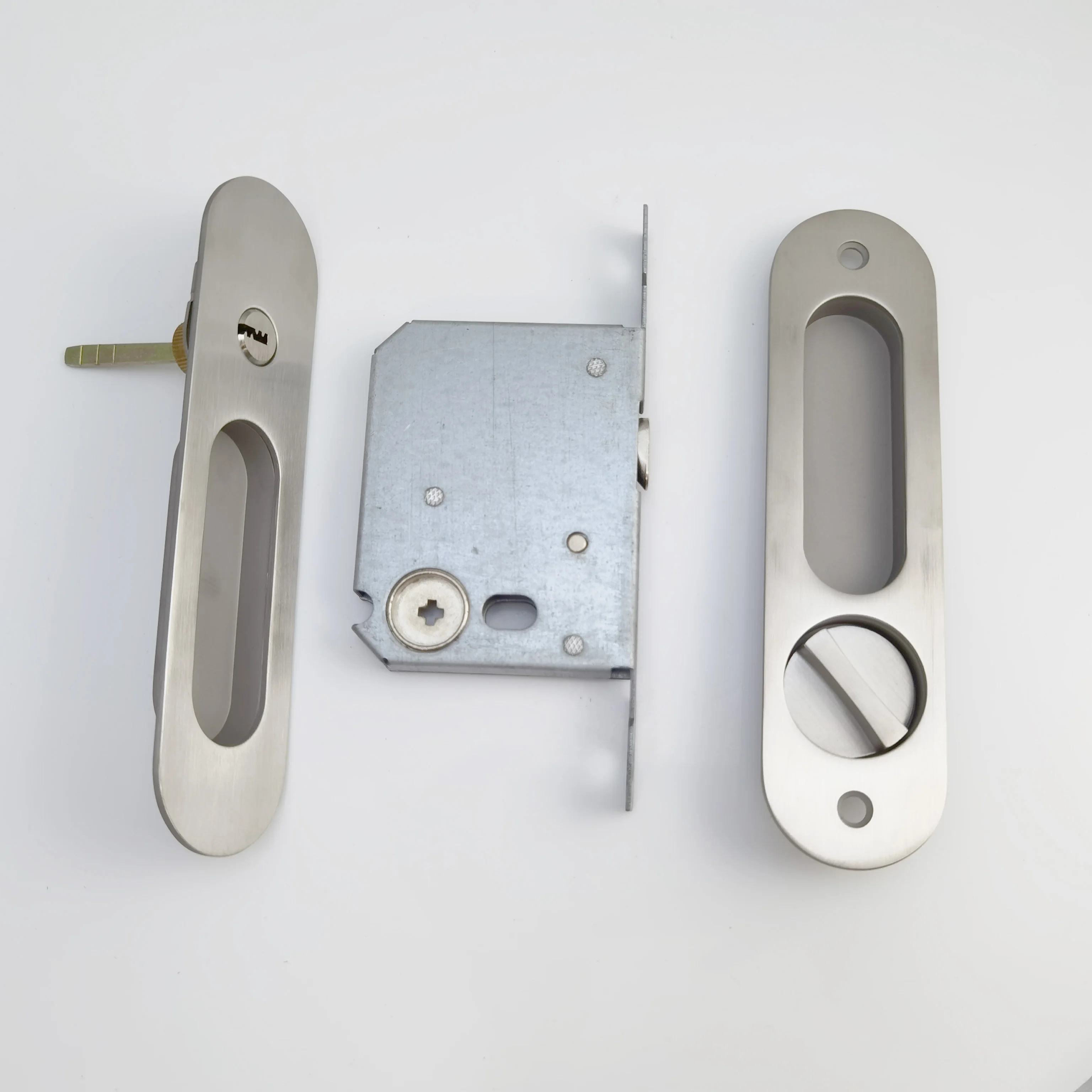 Stainless Sliding Door Lock Hidden Handle Interior Door Pull Lock ...