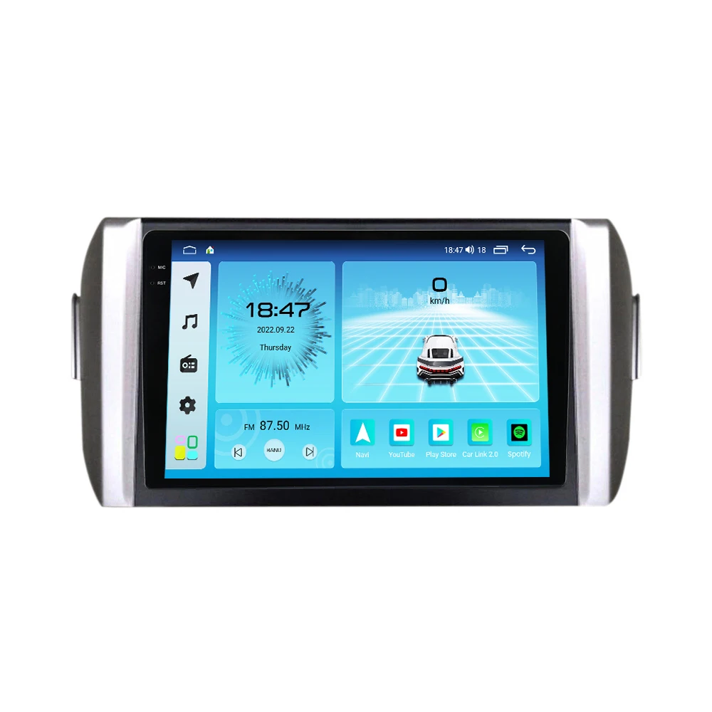 MEKEDE QLED Android car audio android for For Toyota Innova 2015-2017 ...
