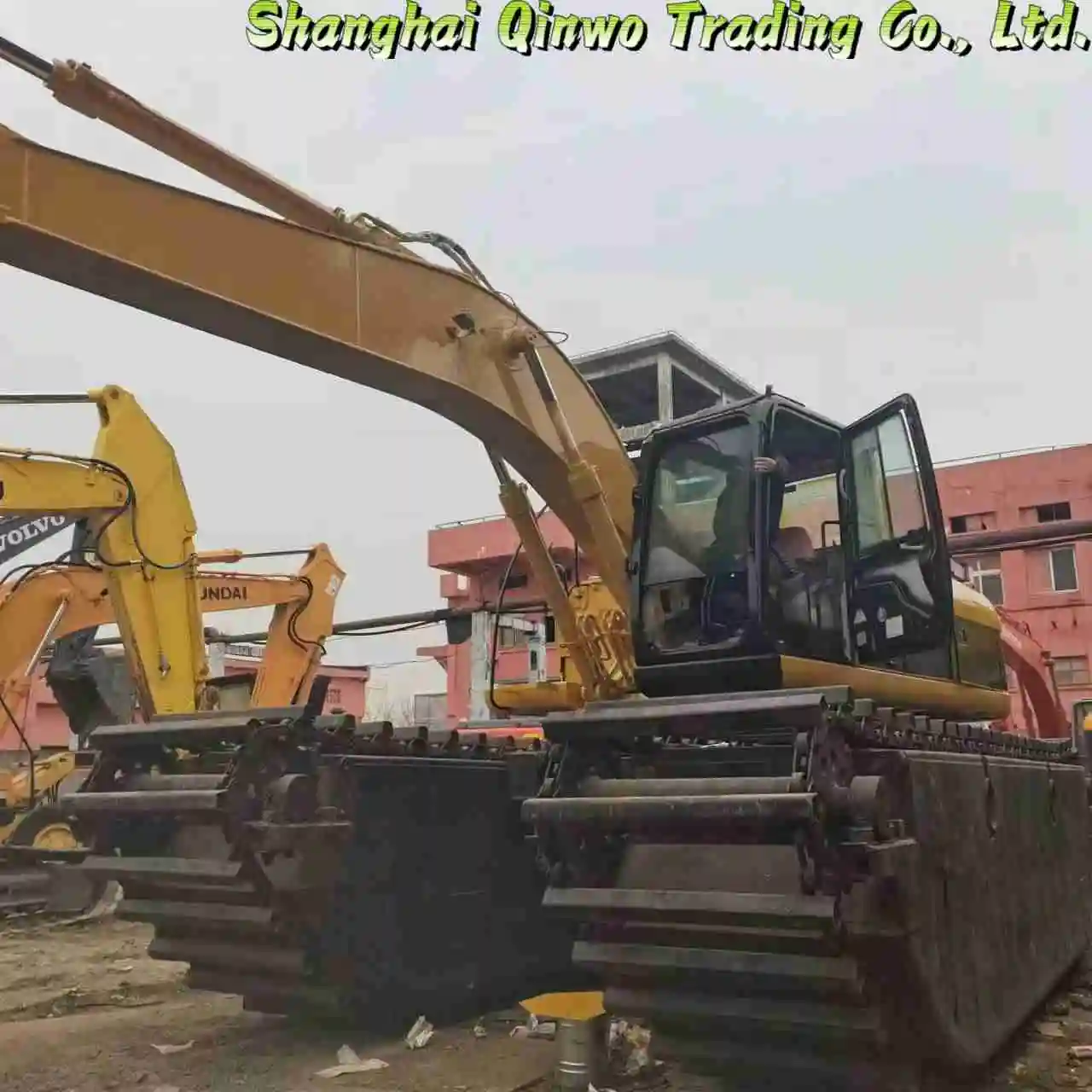 Used Caterpillar Cat 320c Amphibious Excavator 30 Ton Mini Dredge ...