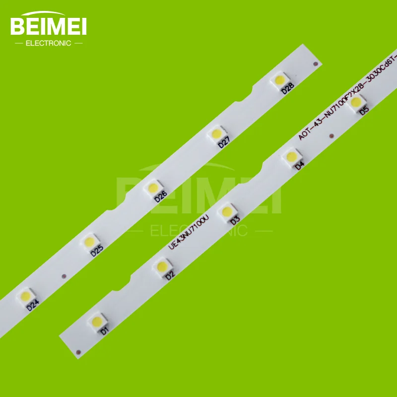 Samsung Tv 43 Inch 28 Leds 6v Tv Led Strip Light Aot-43-nu7100f2x28 ...