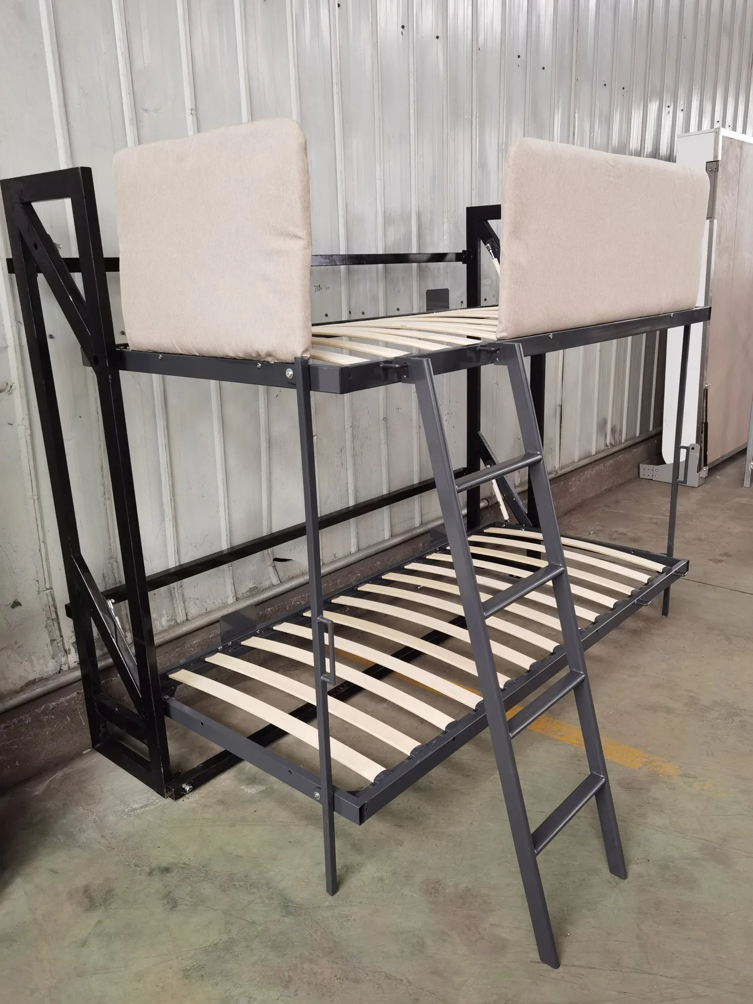 Alibaba.com: Manufacturer Direct Single Murphy Bunk Bed Frame, fold-up ...