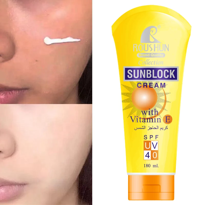 ROUSHUN Sunblock Cream - UV Protection with Vitamin E