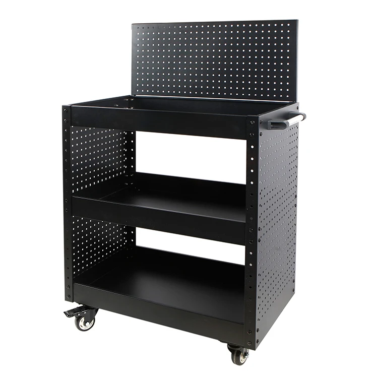 Tool Trolley Three Layers Shelf Auto Repair Toolbox Multifunctional ...