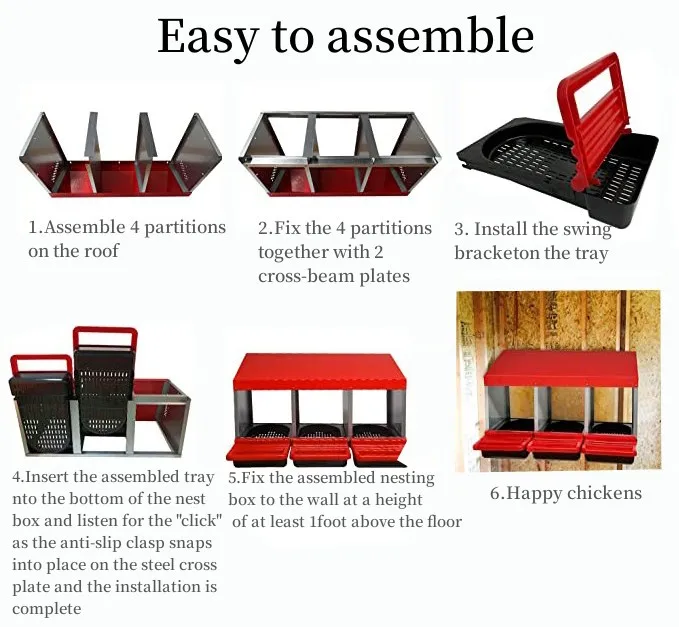 Metal Nest Boxes Egg Laying Nest For Chickens Metal Galvanized Layer ...