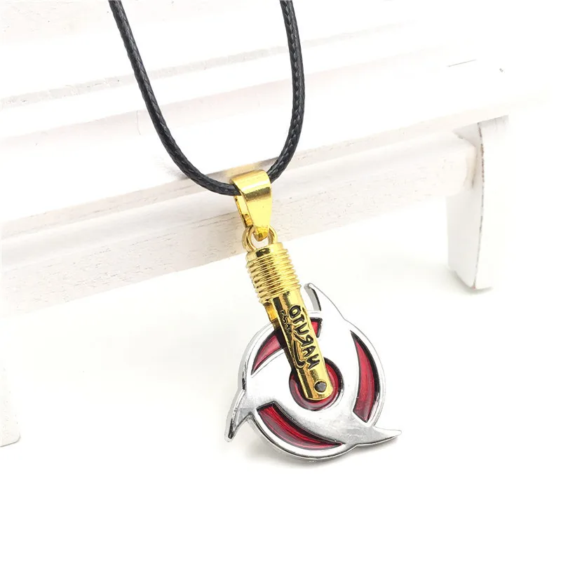 Hot Selling Anime Uzumaki Uchiha Sasuke Symbol Pendant Necklace High ...