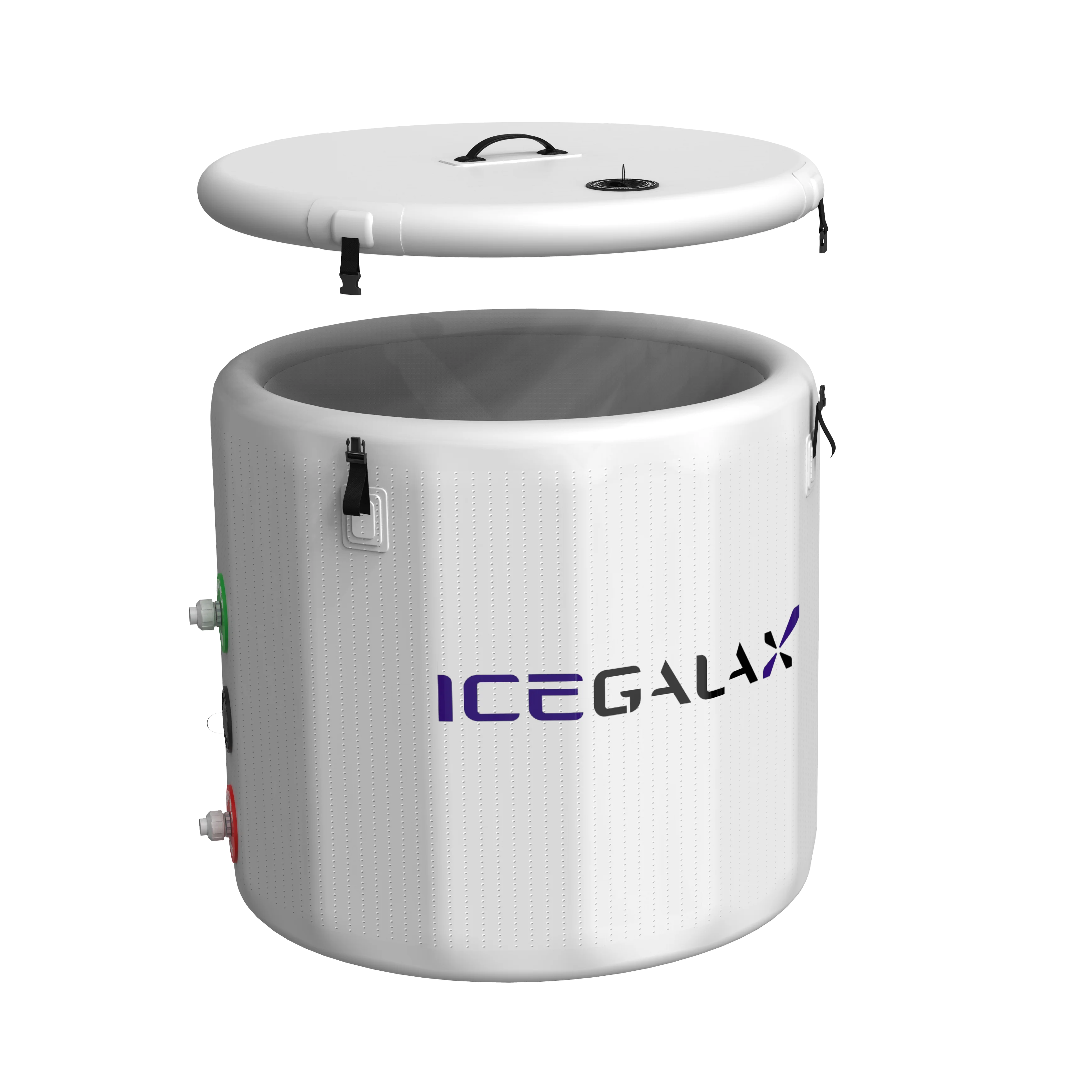 ICEGALAX Customized White Ice Barrel Spa Inflatable Tubs Ice Bath Tub ...