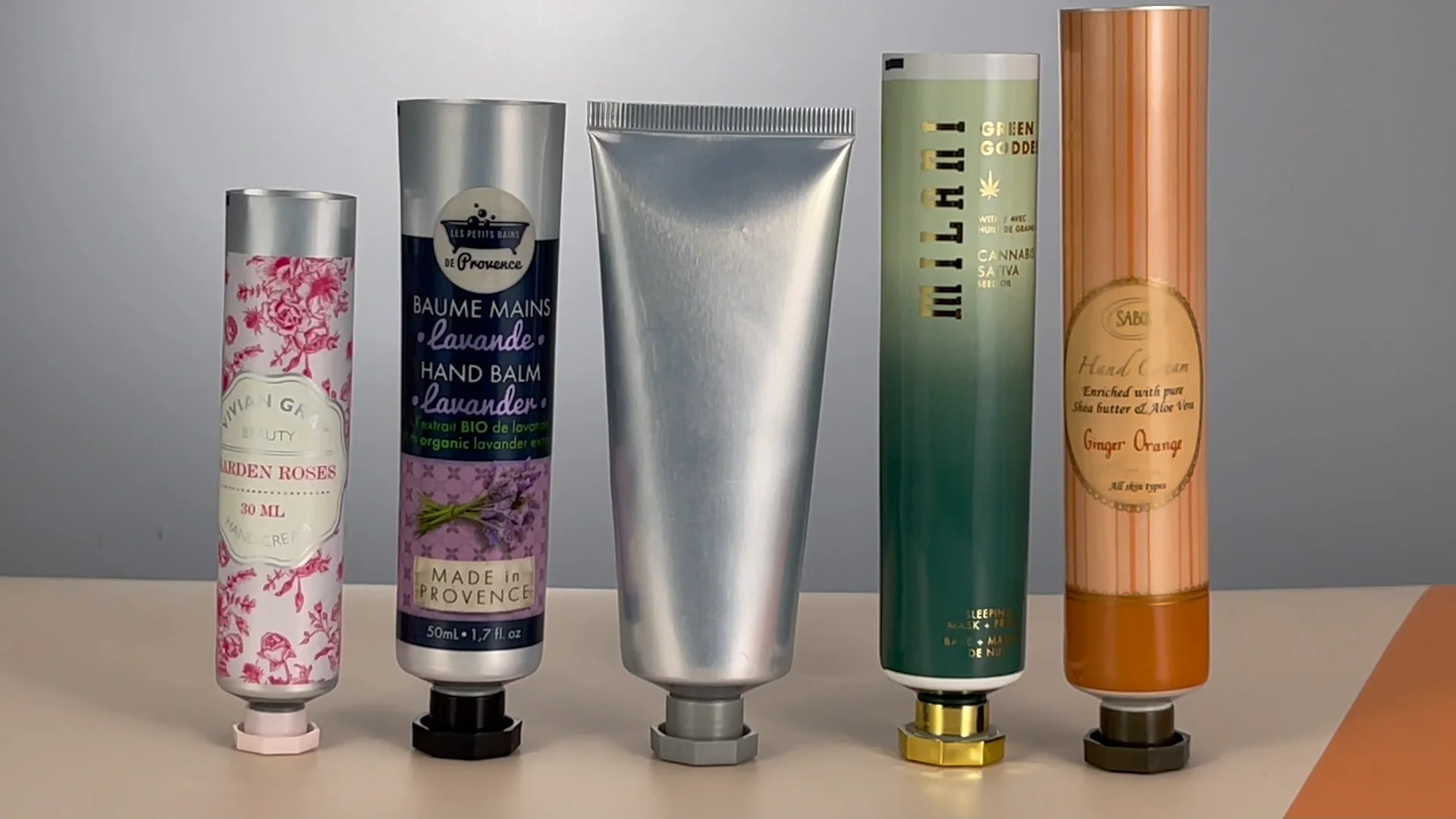 Classic Aluminum Hand Cream Tube Cosmetic Abl Tube Packaging - Buy ...