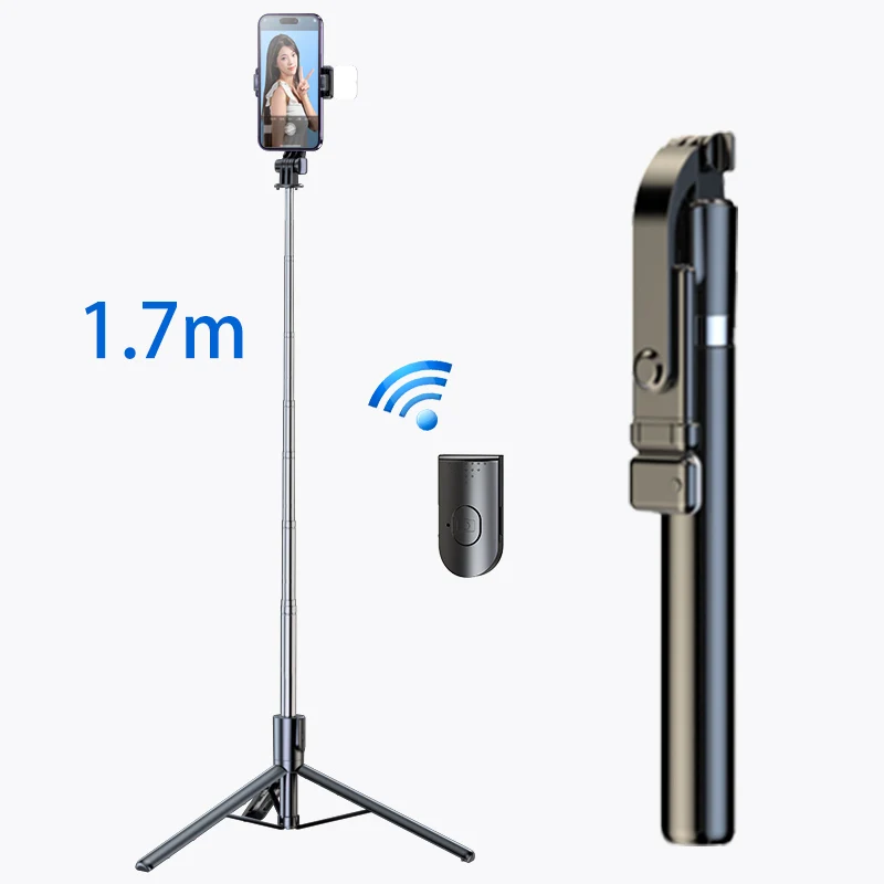 Alibaba.com: Mini foldable selfie stick with rotatable flexible stand ...