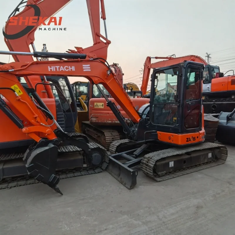 Used Machine Mini Excavator Hitachi Zx55 Original Japan Made ...