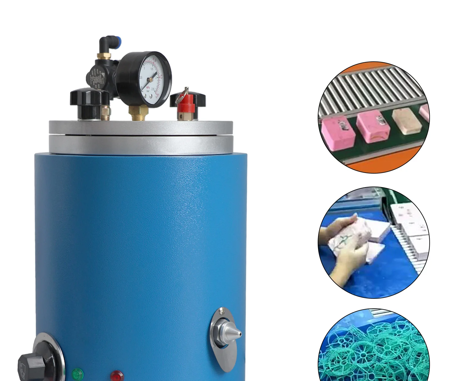 Wax Injector 2.5L Machine 500W Wax Casting Machine with Double Nozzle ...