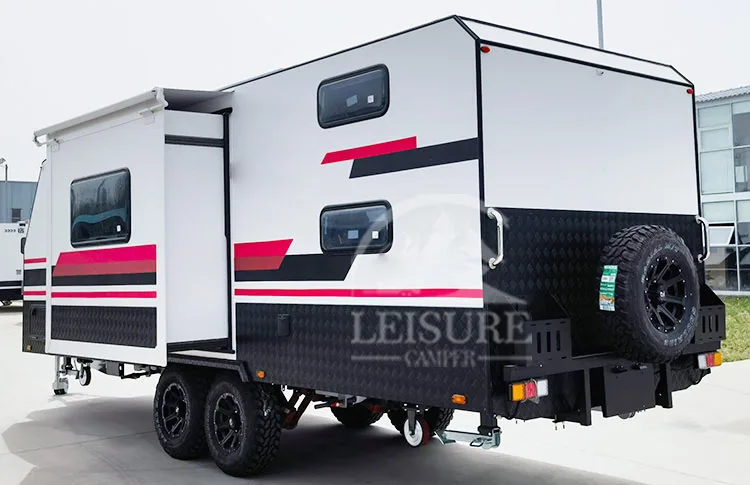 Leisure Camper 4X4 Camping Trailer Dual Axle Offroad Caravans 4X4 House ...