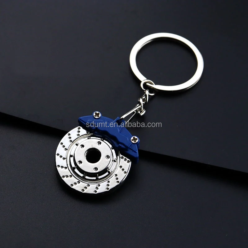 Metal Small Gifts Keychain For Customers Customized Car Brake Disc Key ...