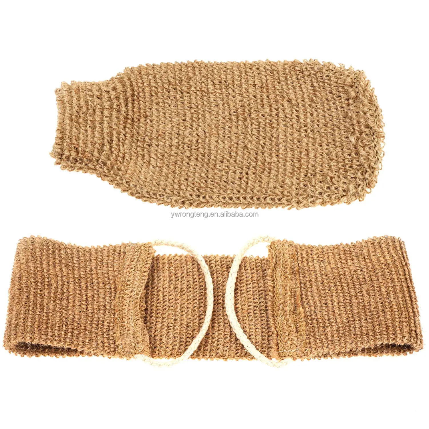 Belt Natural Sisal Loofah Jute Back Scrub Bath Belt Back Strap Bath Spa ...