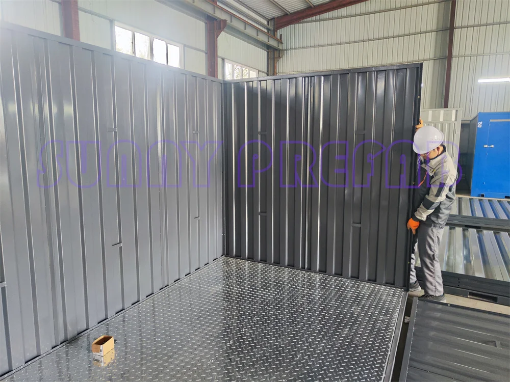 5'8'10'12' Feet DEMOUNTABLE Steel Assemble Mobile Moving Self Storage ...