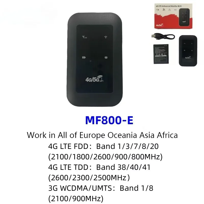 MF800 Mifis 150mbps - 4G LTE Pocket Wifi Router with SIM Card Slot