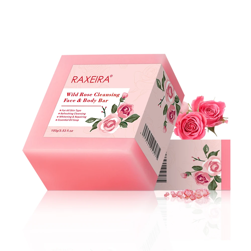 Private Label Handmade Pink Rose Soap Rose Oil Natural Organic ...