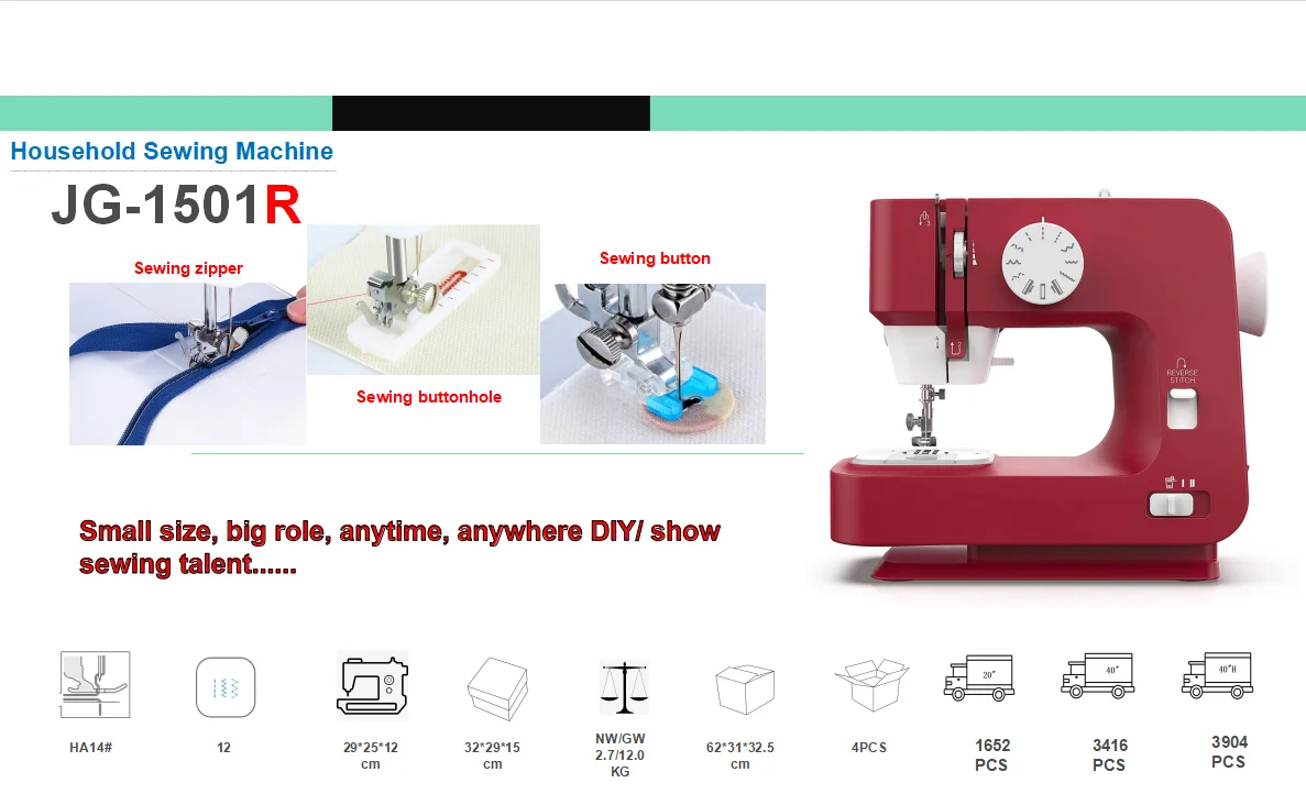 Home Electric Mini Multifunctional Manual Treadle Overlock Sewing ...