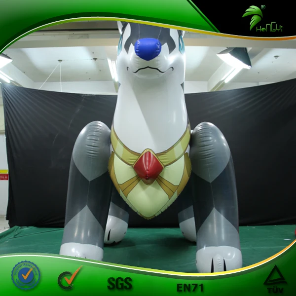 Giant Inflatable Custom Flying Wolf Pvc1.0mm Inflatable Bouncy Wolf ...