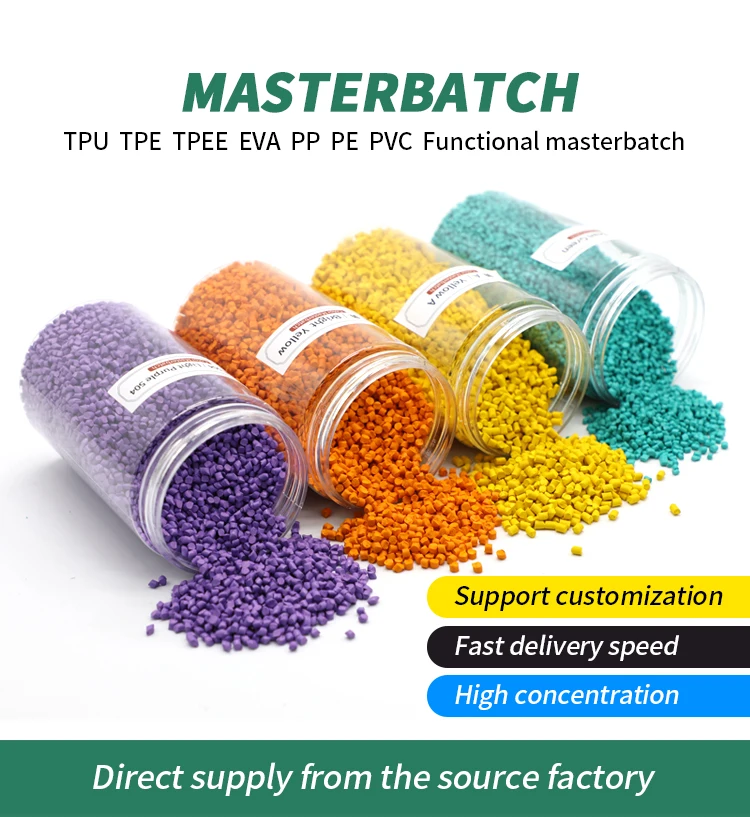 Chinese Factory Color Masterbatch Polypropylene Granules Plastic ...